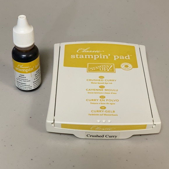 Stampin' Up! | Office | Stampin Up Ink Crushed Curry Yellow Classic ...